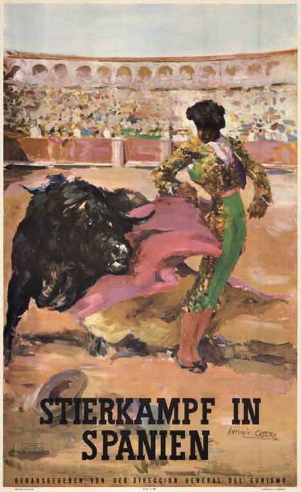 THE FIESTAS DE TOROS IN SPAIN | Advertising Posters | Limited Runs