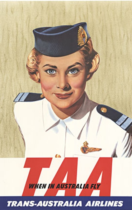 TAA Trans Australia Airlines | Advertising Posters | Limited Runs