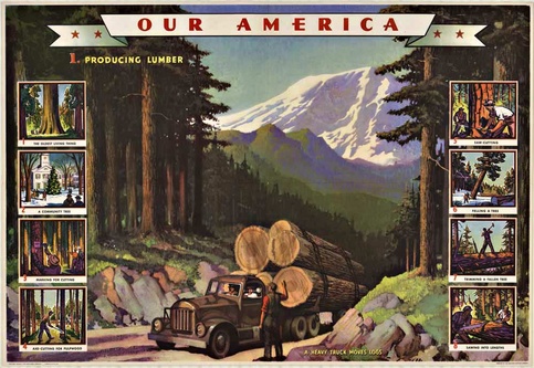 LUMBER #1 - OUR AMERICA | Advertising Posters | Limited Runs