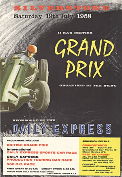 Grand Prix Silverstone | Advertising Posters | Limited Runs