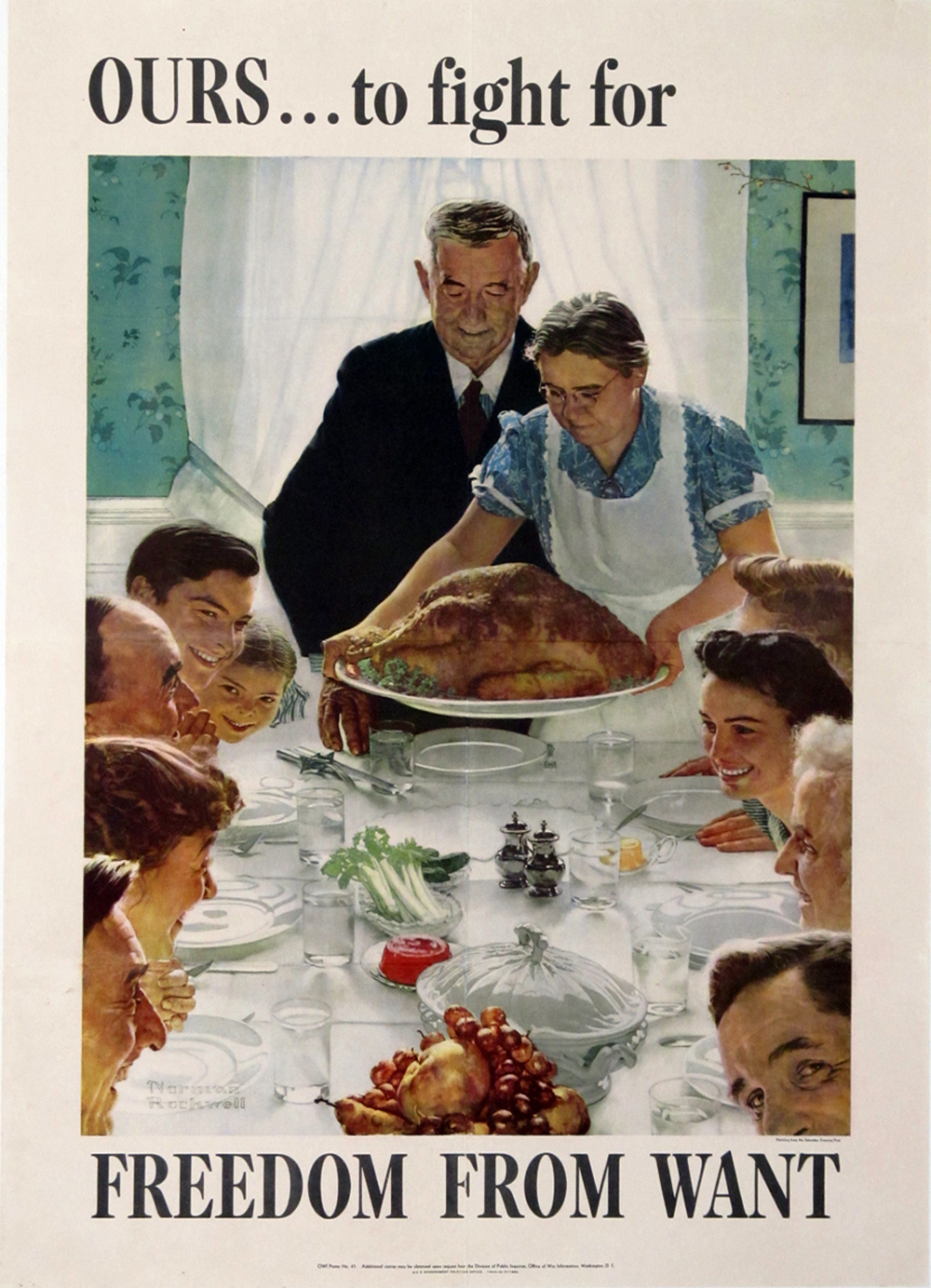 The Four Freedoms- Freedom From Want Ours..to Fight for | Limited Runs