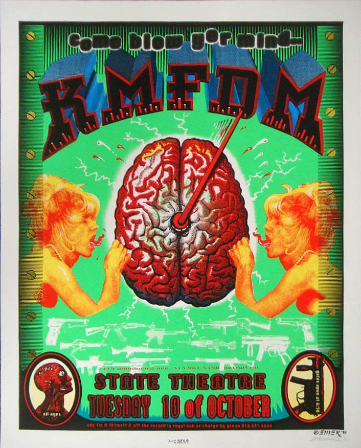 KMFDM Concert Poster | Limited Runs