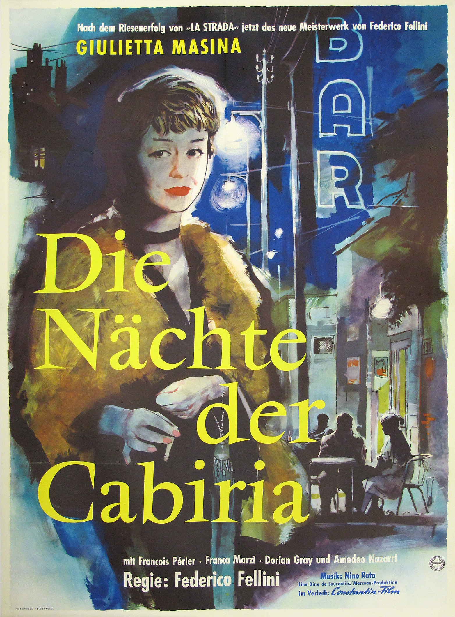 Nights Of Cabiria Poster