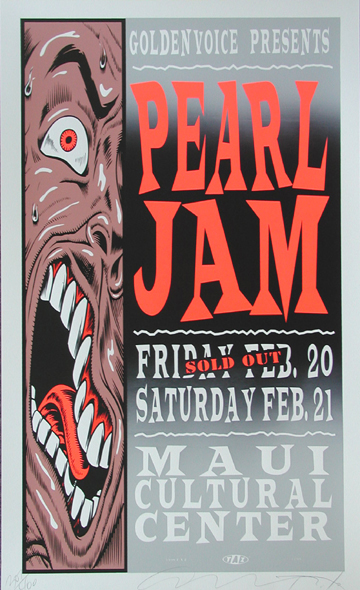 Pearl Jam Concert Poster | Limited Runs